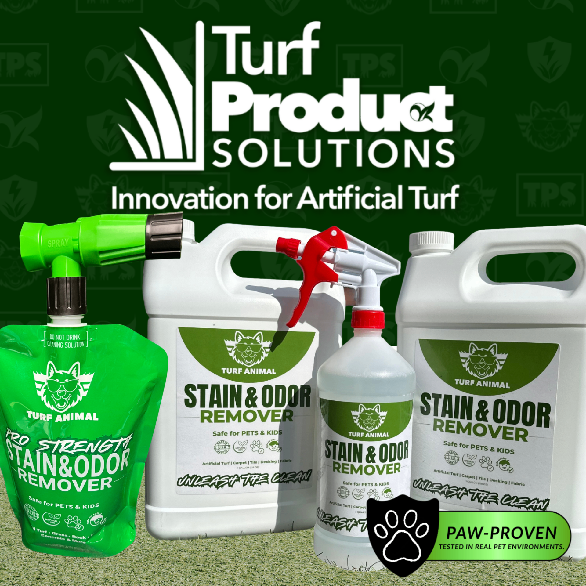 Turf Animal | #1 Artificial Turf Cleaner, Odor Eliminator & Stain Remover